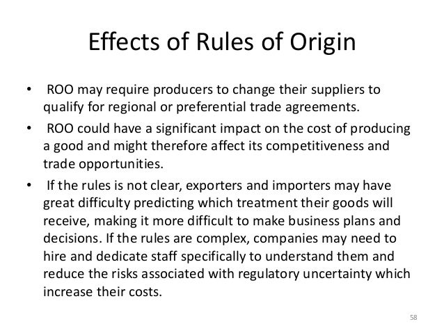 Understanding rules of origin in Trade by Mr. Chea Socheat