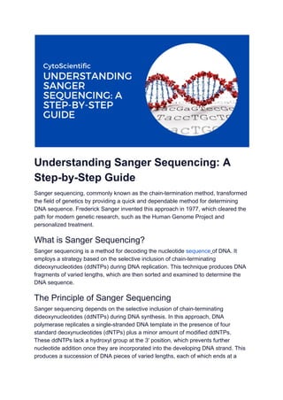 Understanding Sanger Sequencing_ A Step-by-Step Guide.pdf