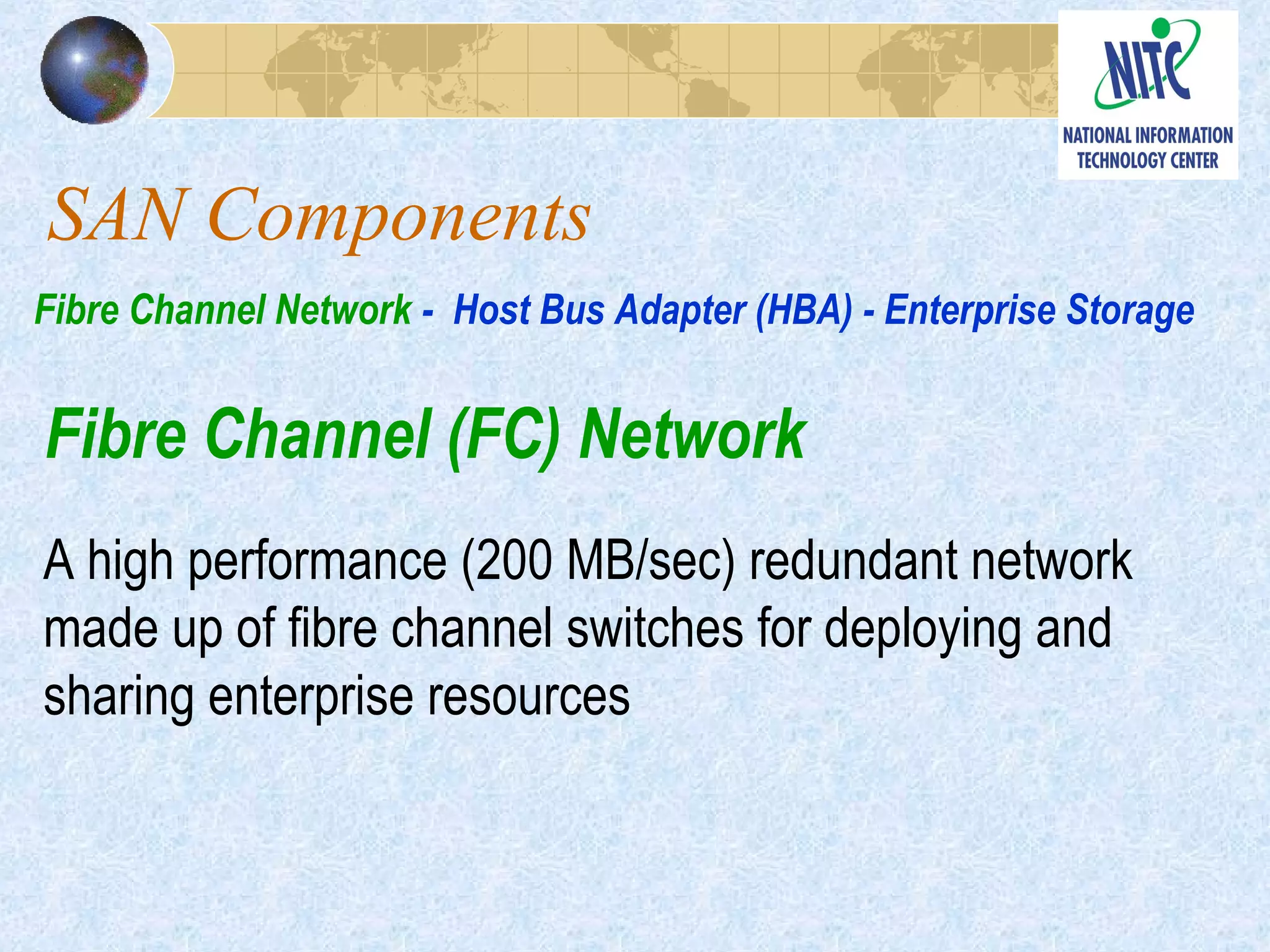 Understanding san ( storage area network ) | PPT