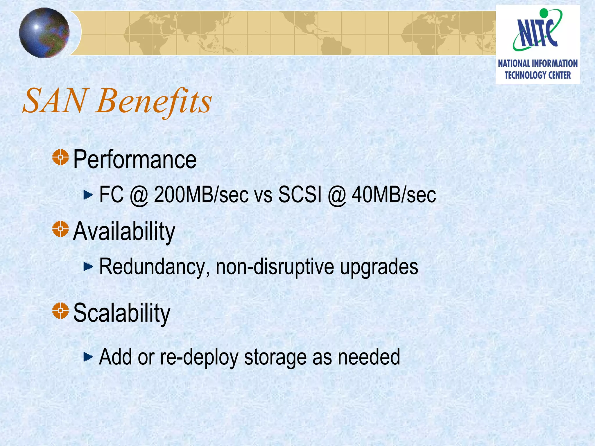 Understanding san ( storage area network ) | PPT