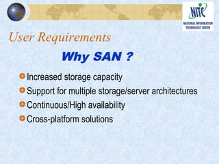 Understanding san ( storage area network ) | PPT