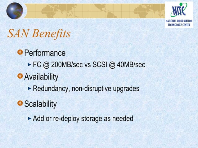 Understanding san ( storage area network ) | PPT | Free Download