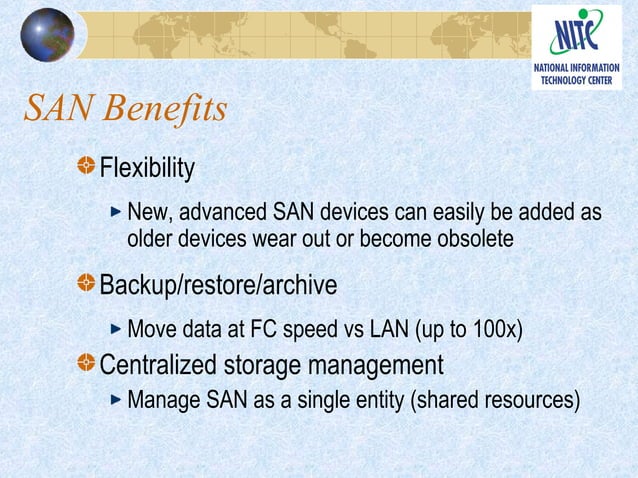 Understanding san ( storage area network ) | PPT