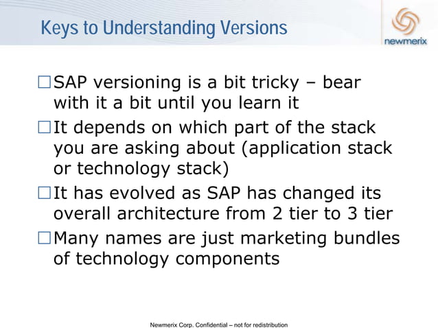 Understanding SAP Versions | PDF | Computer Software and Applications ...