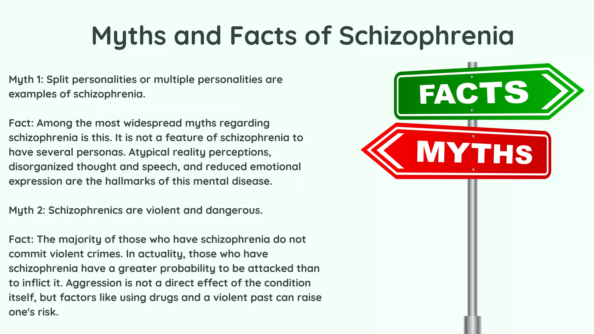 Understanding Schizophrenia: Busting common Myths and Facts | Solh Wellness | PDF