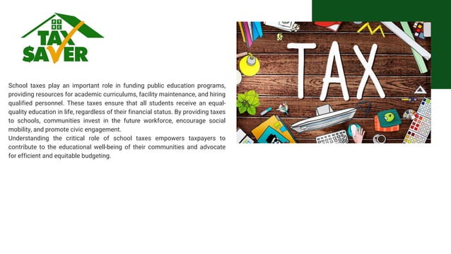 Understanding School Taxes: What Every Homeowner Should Know? | PPT