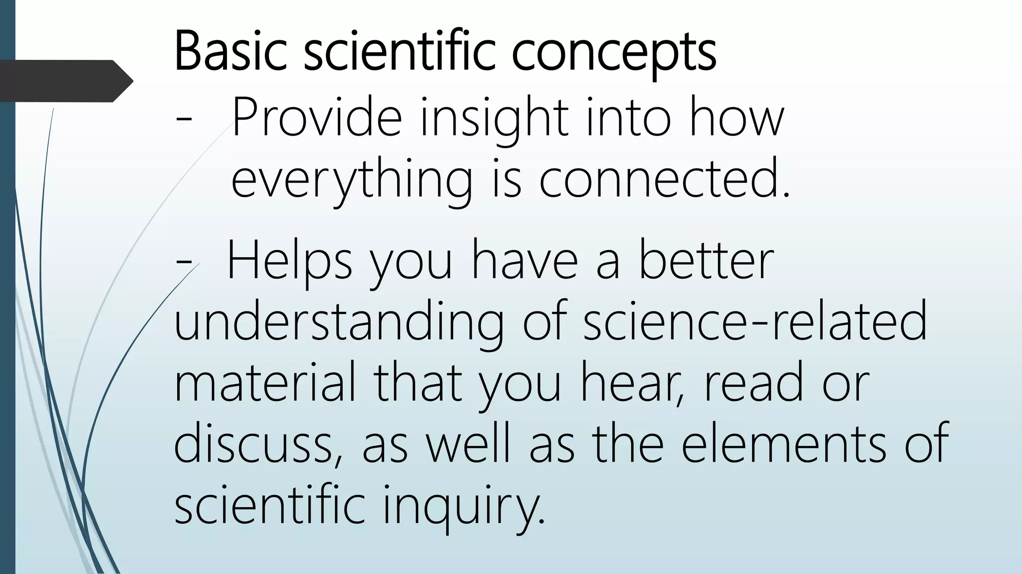 Understanding Science Concepts and Materials | PPTX
