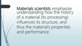 Understanding Science Concepts and Materials | PPTX