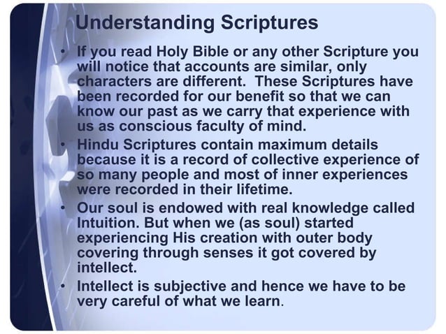 Understanding Scriptures (R1) | PPT