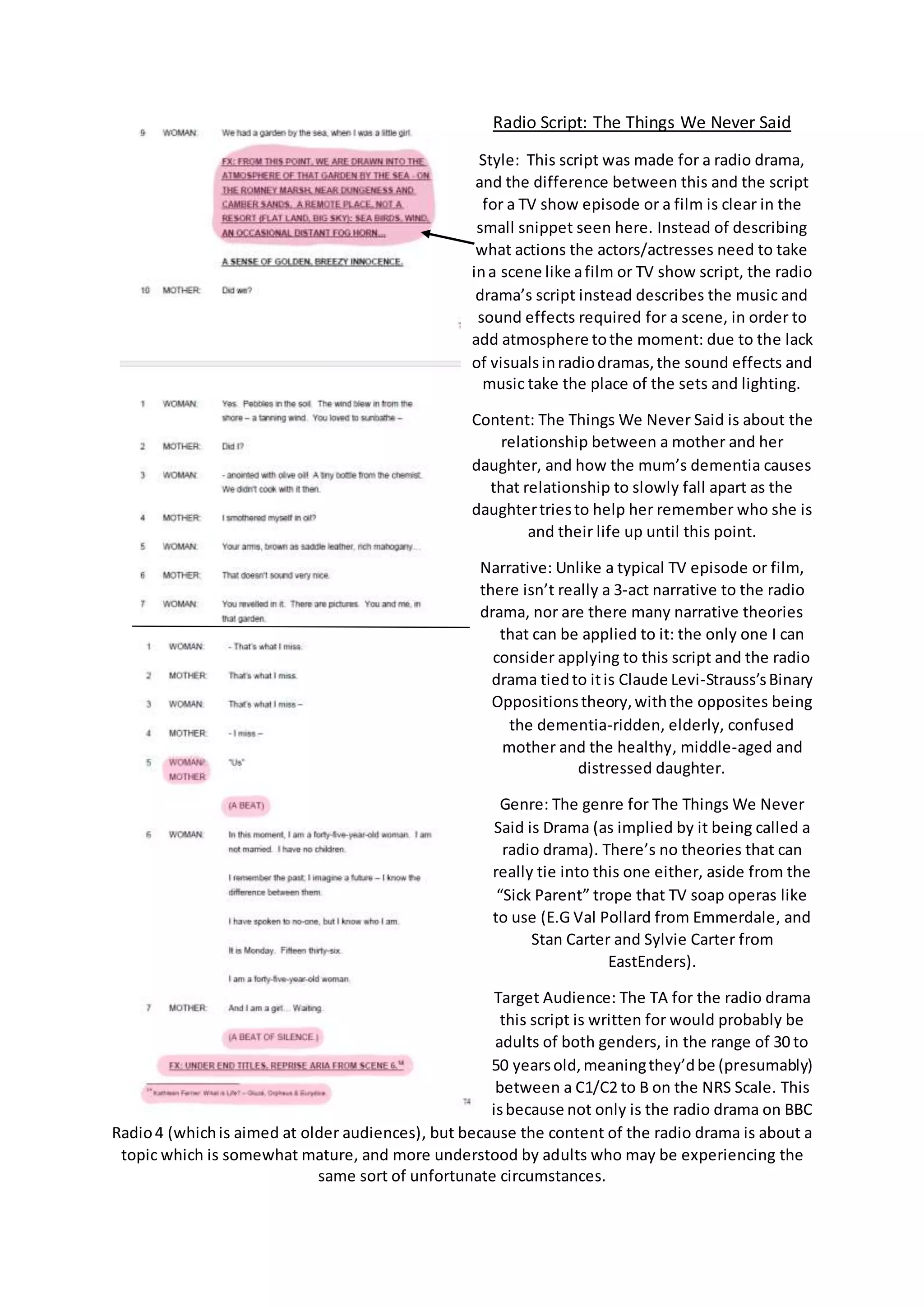 Understanding script work | DOCX | Television | Entertainment