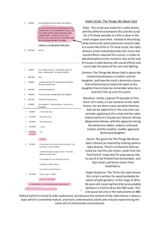 Understanding script work | DOCX | Television | Entertainment