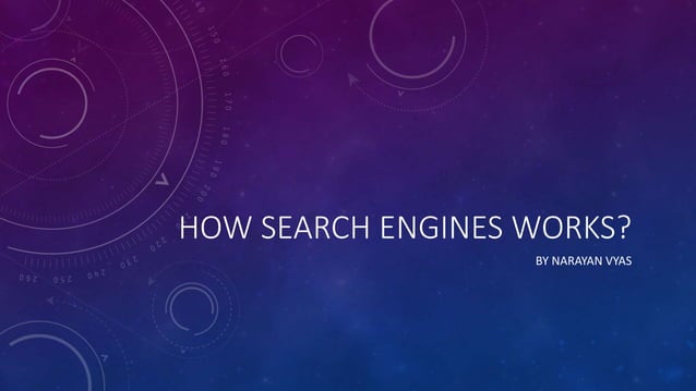 Understanding Search Engines | PPTX