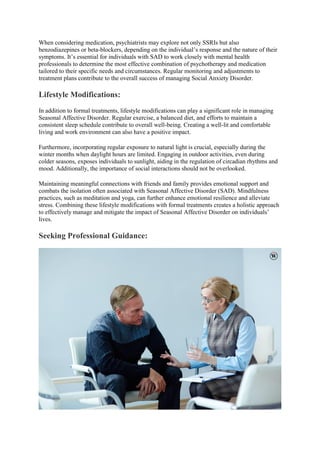 Understanding Seasonal Affective Disorder (SAD): A Comprehensive ...