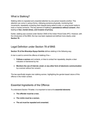 Understanding Section 78 of the Bharatiya Nyaya Sanhita_ Laws on ...