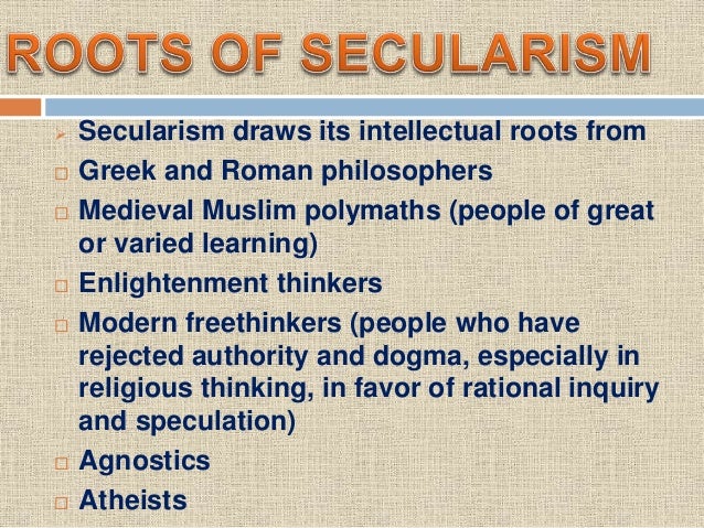 UNDERSTANDING SECULARISM