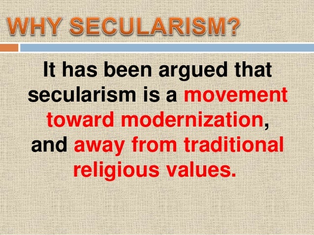 UNDERSTANDING SECULARISM