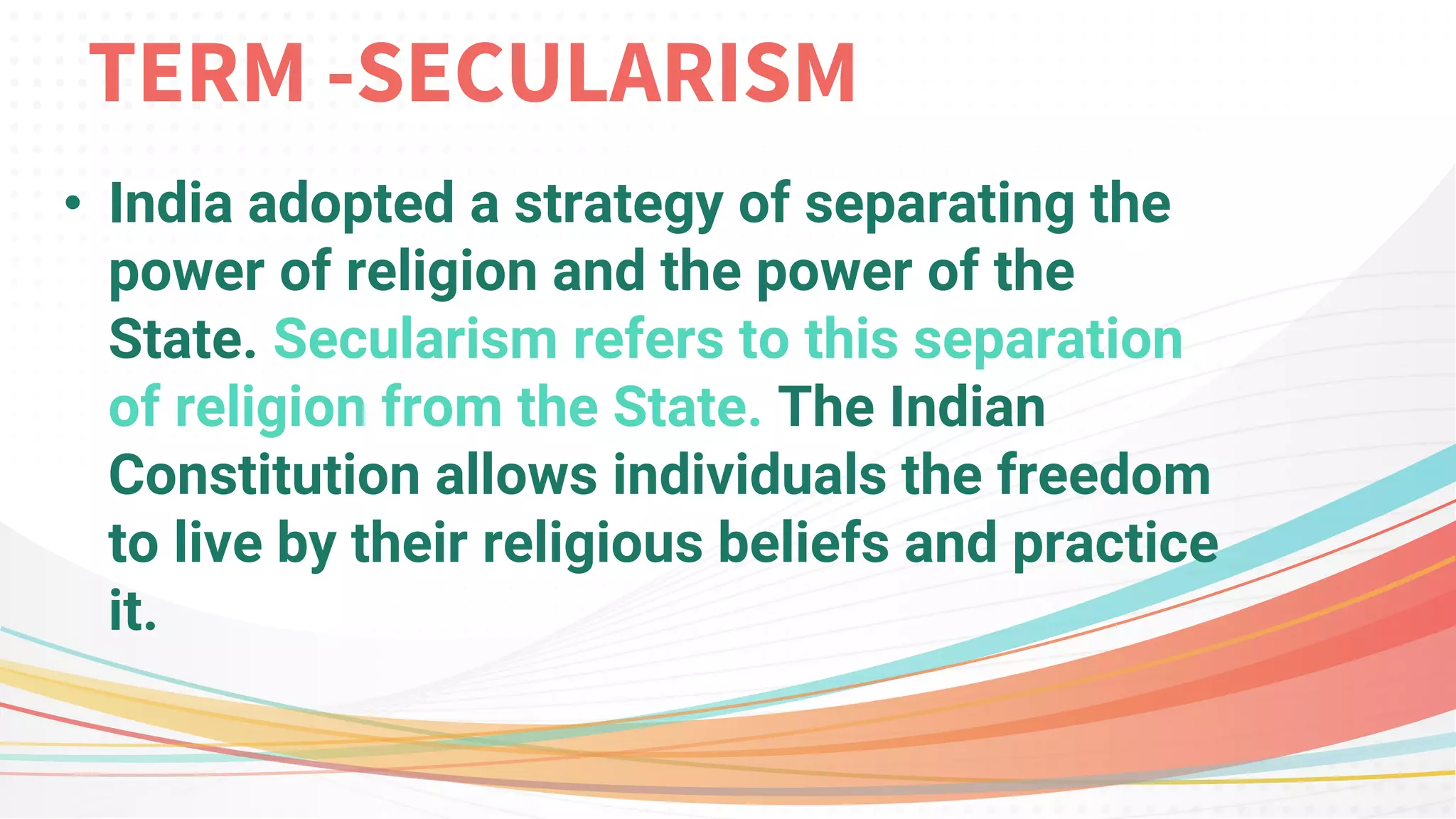 Understanding secularism | PPTX