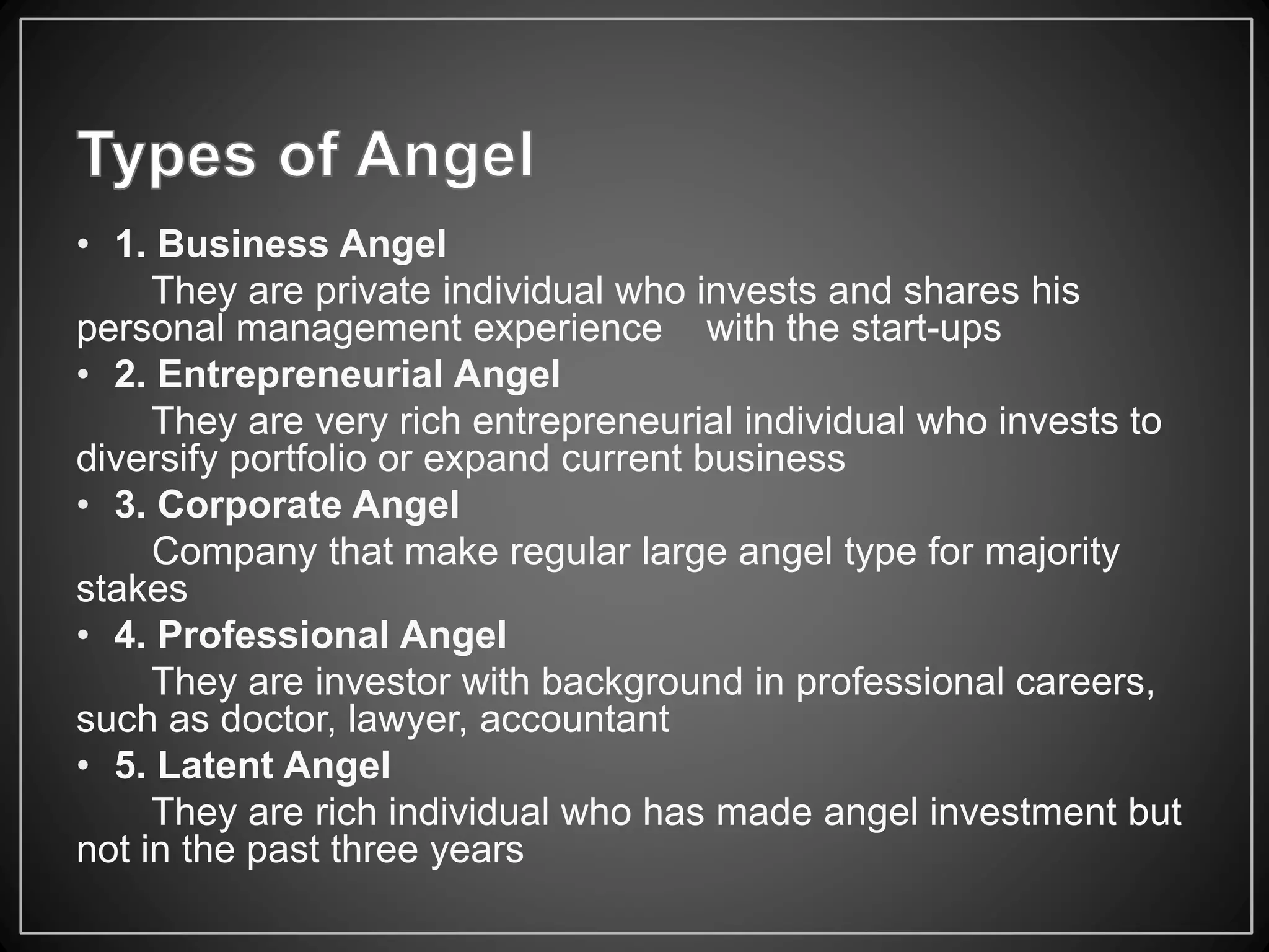 Understanding seed/Angel funding for startups | PPT
