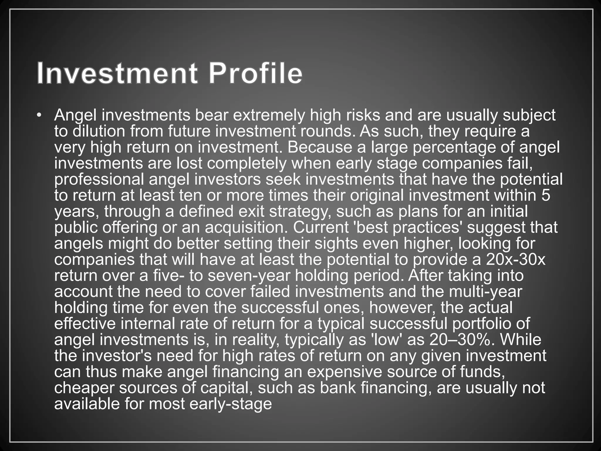Understanding seed/Angel funding for startups | PPT