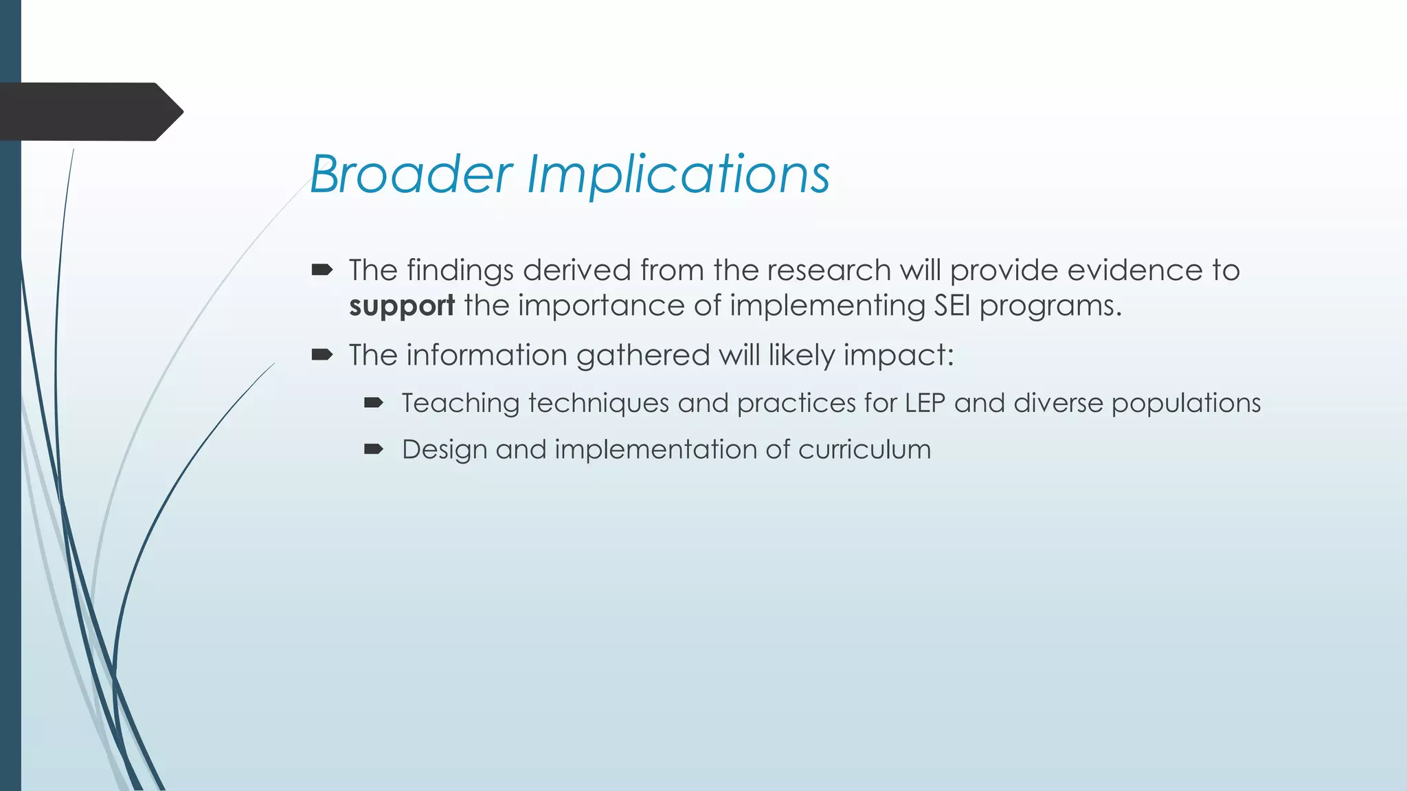 Understanding sei instruction through the lens of the teacher | PPTX ...