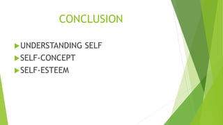 Understanding self | PPTX