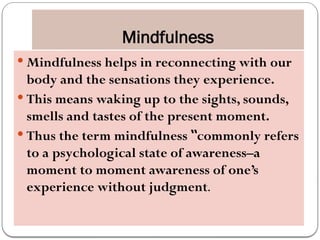 Understanding self & self--consciousness | PPTX