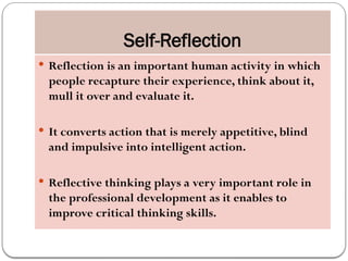 Understanding self & self--consciousness | PPTX