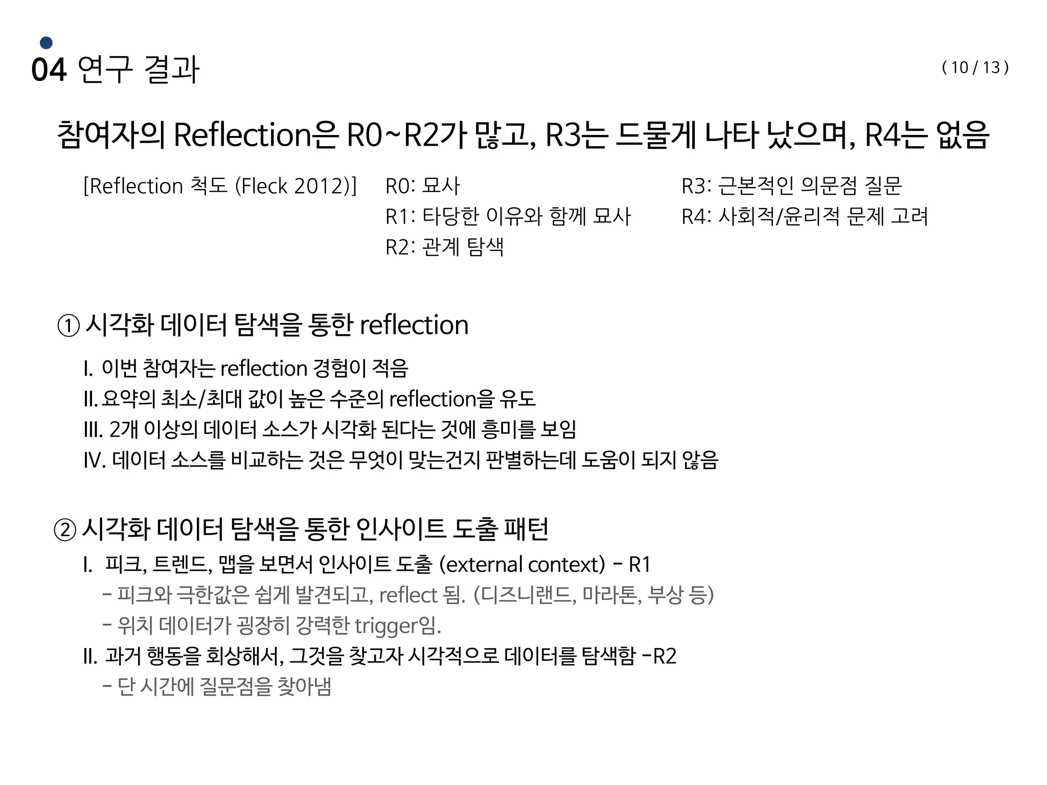 Understanding self reflection: how people refelct on personal data ...