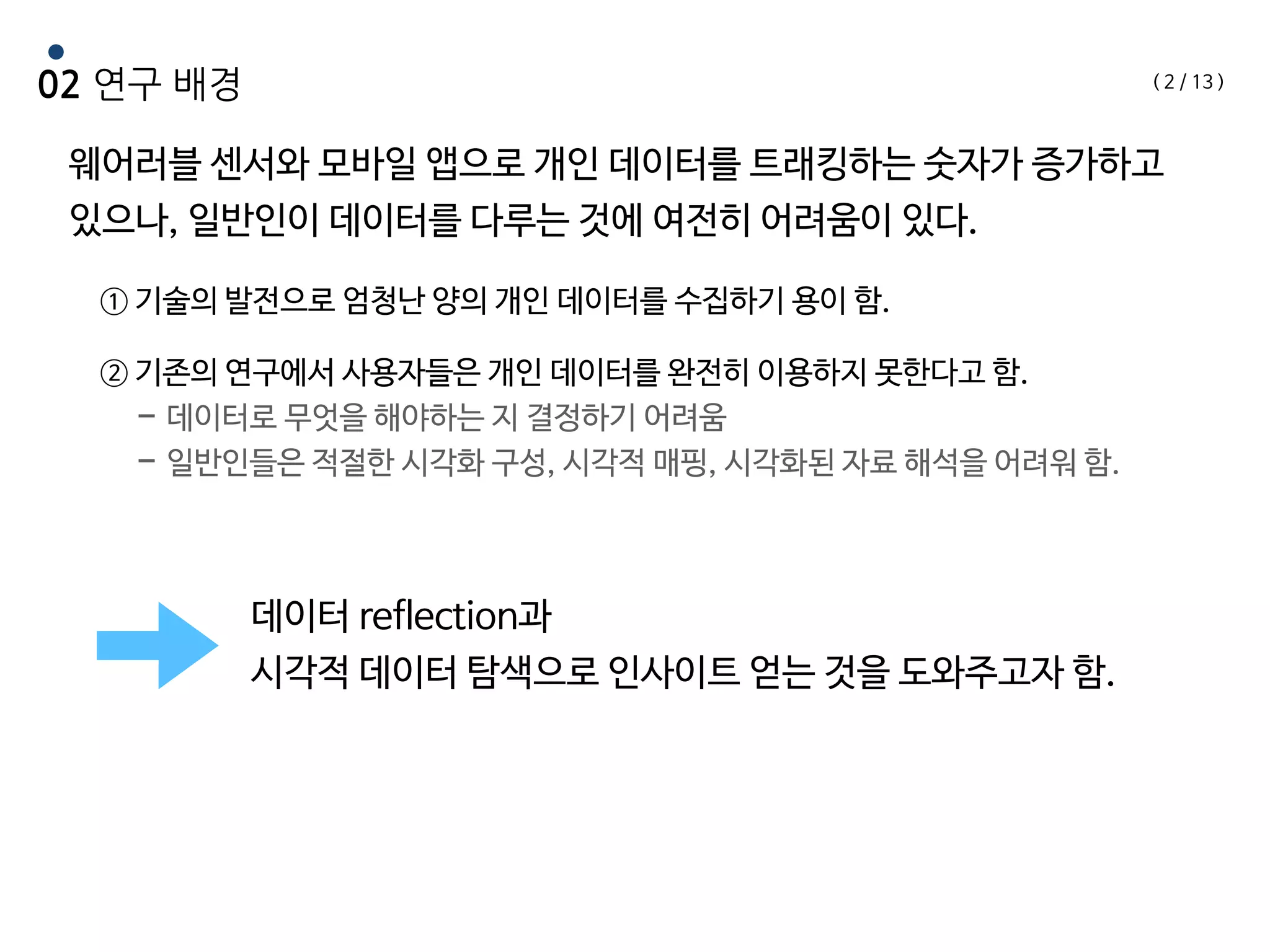 Understanding self reflection: how people refelct on personal data ...