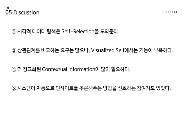 Understanding self reflection: how people refelct on personal data ...