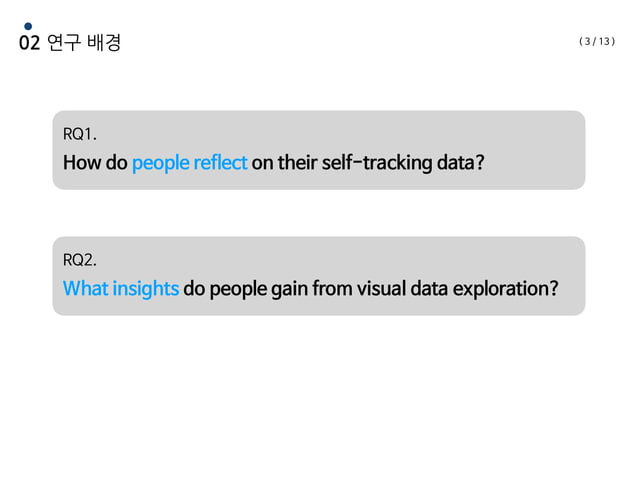 Understanding self reflection: how people refelct on personal data ...