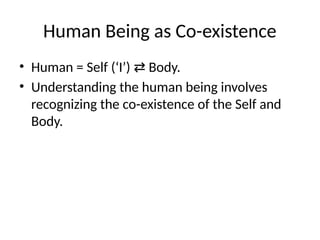 Understanding_Self_and_Body_IN HUMAN VALUES | PPTX