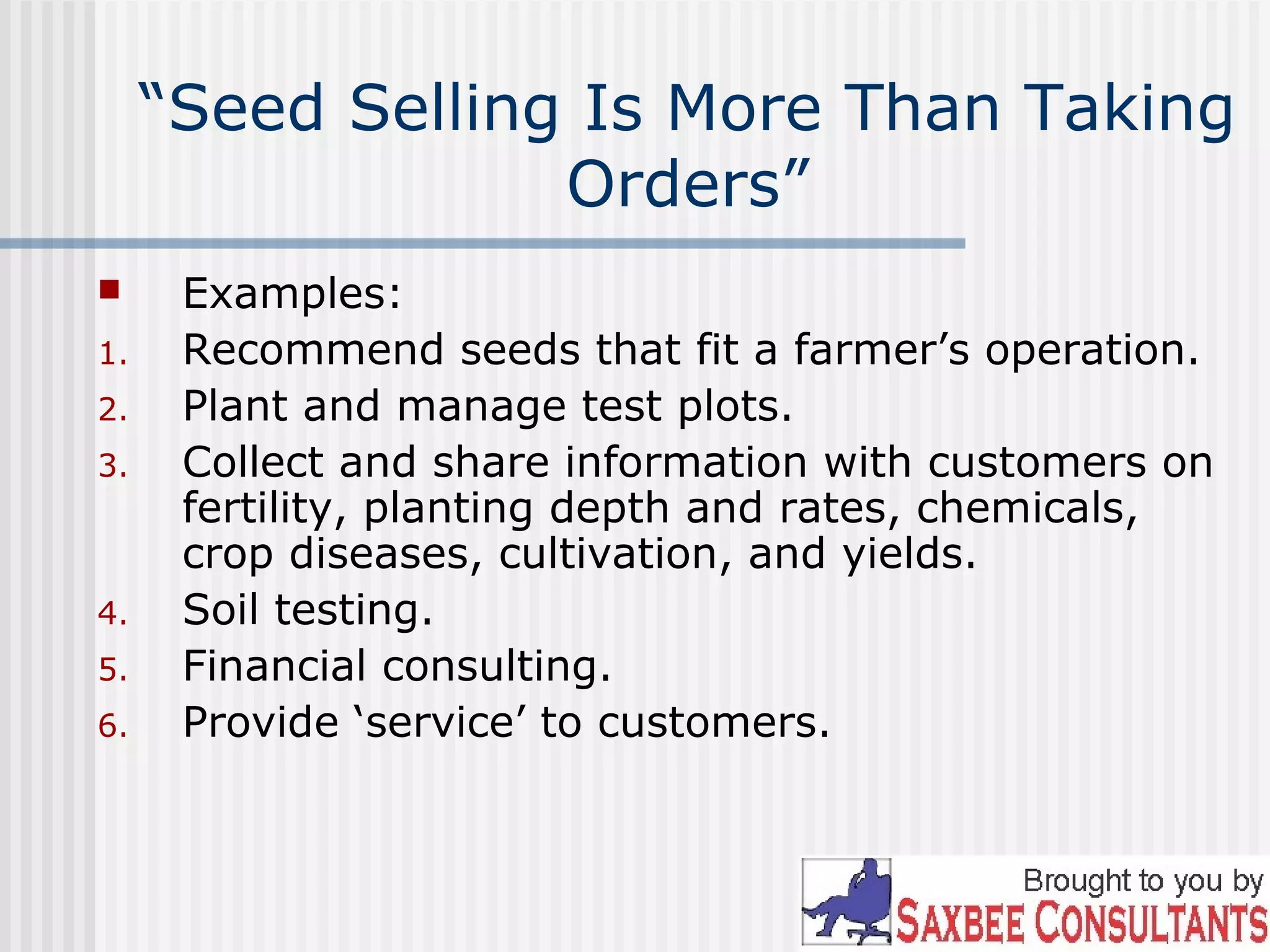 Understanding selling person | PPT