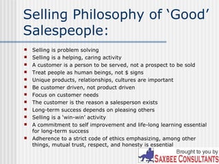 Understanding selling person | PPT