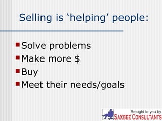 Understanding selling person | PPT