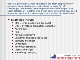 Understanding selling person | PPT