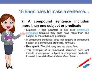 Understanding Sentence - English Grammar | PPTX