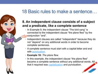 Understanding Sentence - English Grammar | PPTX