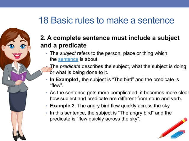 Understanding Sentence - English Grammar | PPTX | Chemistry | Science