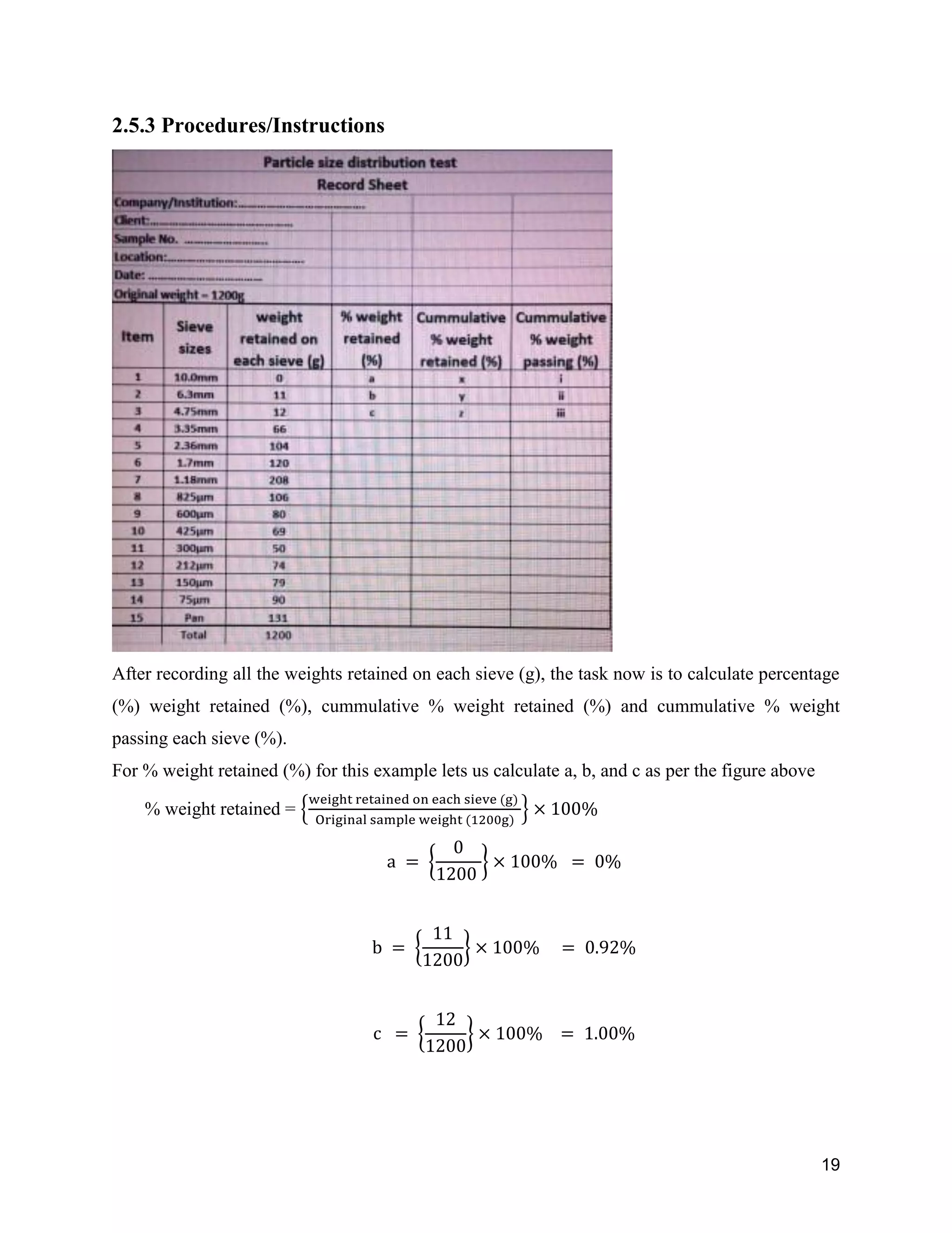 Understanding sieve analysis of sand | PDF