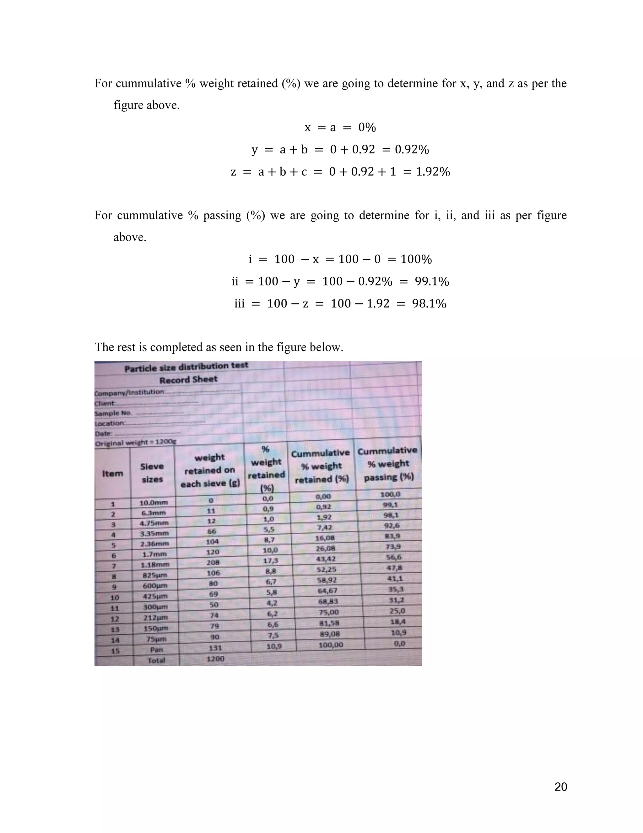 Understanding sieve analysis of sand | PDF