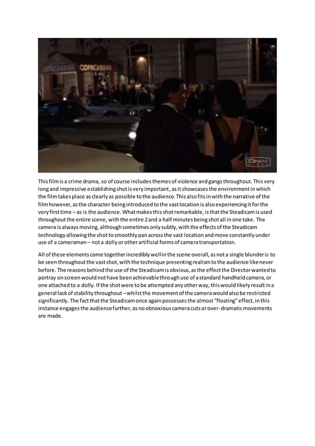 single camera techniques | PDF