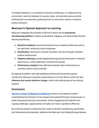 Understanding Skinner’s Operant Conditioning_ A Foundation for Behavioral Learning.pdf