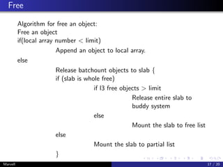 Understanding SLAB in Linux Kernel | PDF