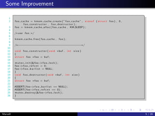 Understanding SLAB in Linux Kernel | PDF