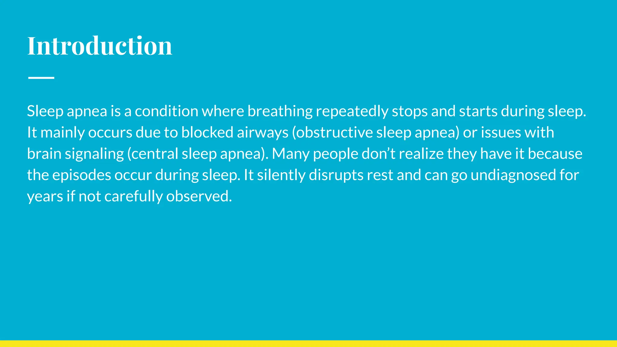 Understanding Sleep Apnea and Its Impact on Health | PPT