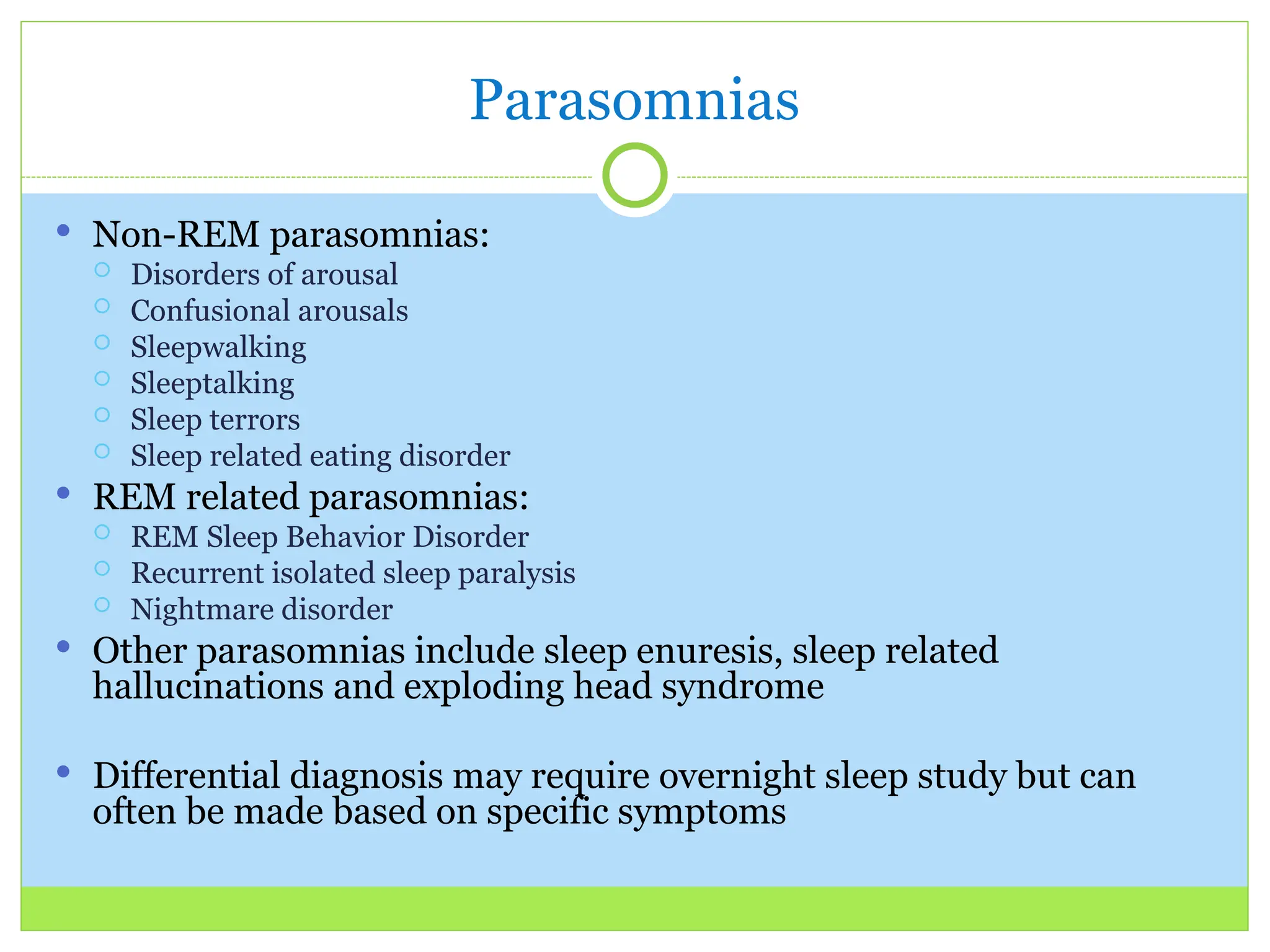 Understanding Sleep Disorders for the Clinician Part 2 | PPT