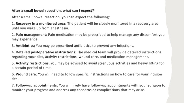 Understanding Small Bowel Resection Pdf