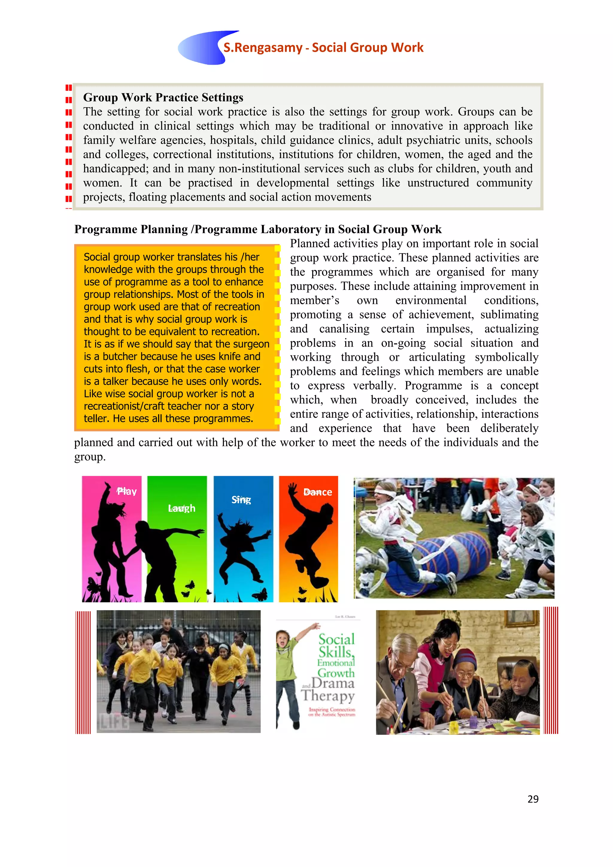 Social Group Work-Social Work with Groups | PDF