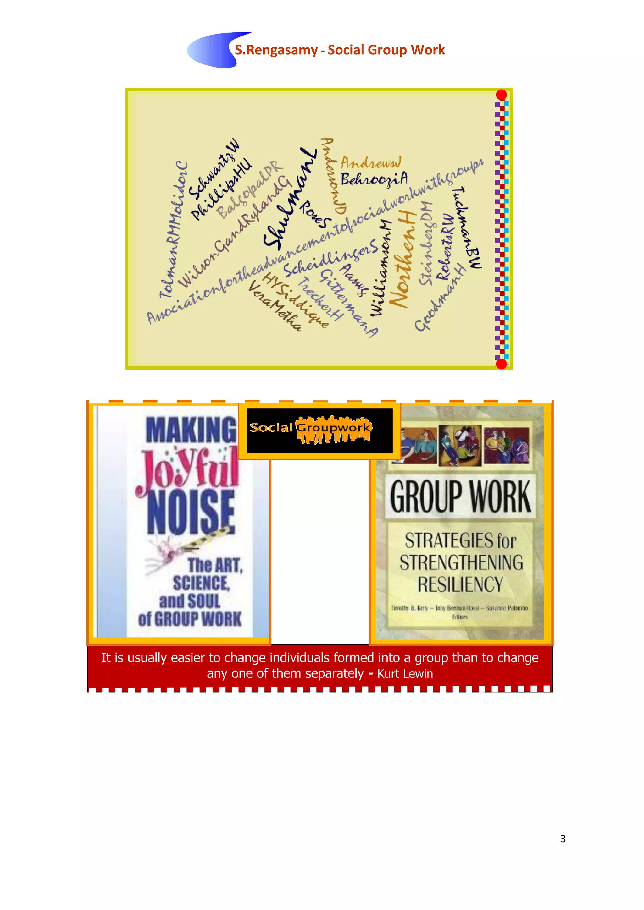 Social Group Work-Social Work with Groups | PDF
